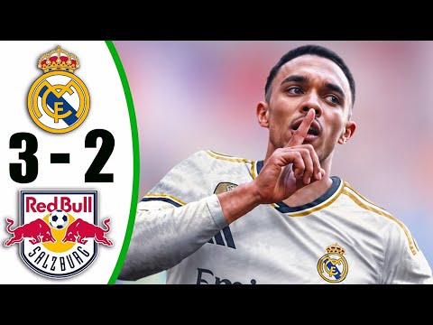 Real Madrid vs RB Salzburg 3-2 - All Goals & Highlights - Club World Cup 2025