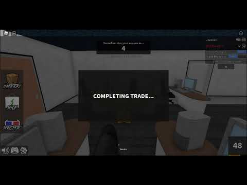 Trading corrupt for 4 chroma darkbringer!!! MM2 TRADING