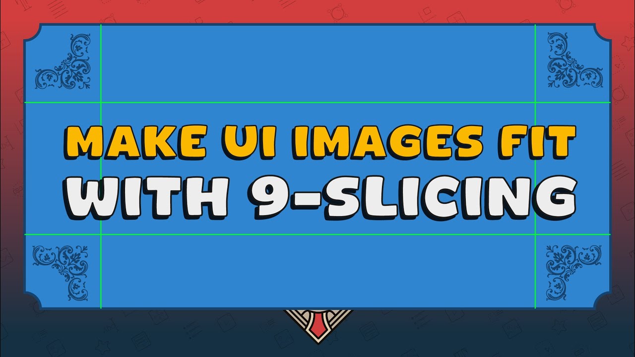 How to correctly setup UI images in Unity by 9-slicing