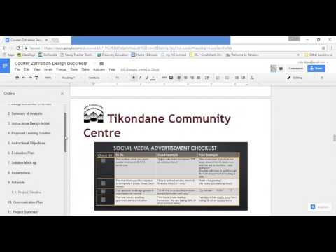 Tikondane Community Centre Learning Solution Design Document Overview