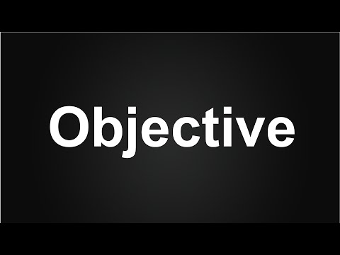 Objective Meaning in Urdu, How to Say Objective in English, Objective Meaning in Hindi