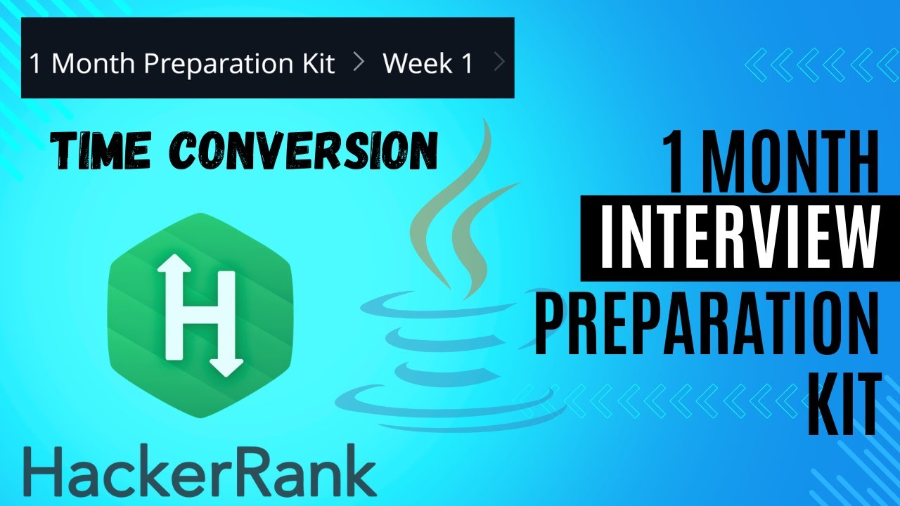 Time Conversion | Hackerrank Solution In Java | Week 1 | Interview Kit | Problem Solving( Basic)