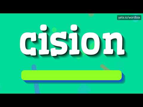 HOW TO SAY CISION? #cision