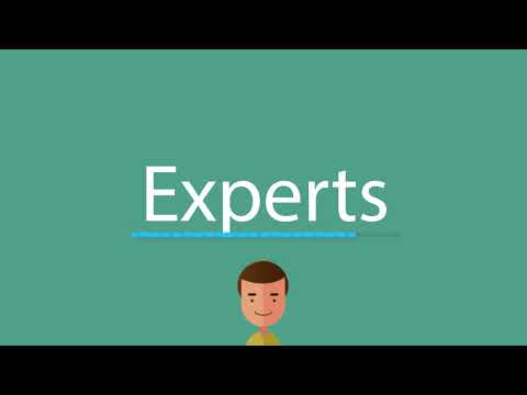 How to say Experts