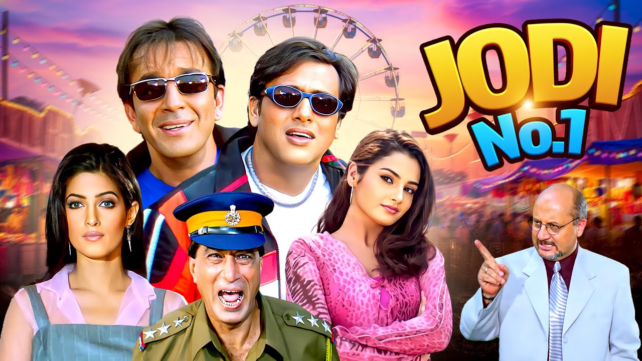 🌟 Jodi No. 1 | Govinda, Sanjay Dutt | 4K Superhit Bollywood Movie | Full Comedy Film