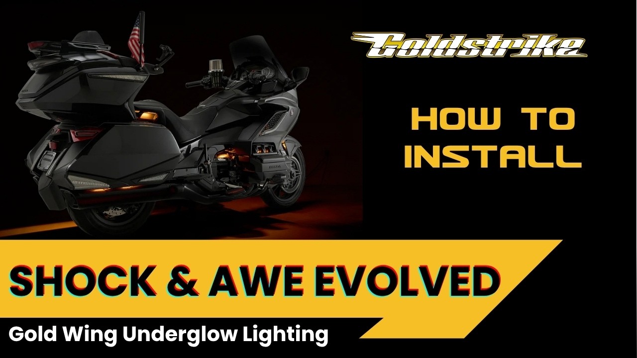 Shock & Awe EVOLVED Install | Motorcycle Underglow Accent Lighting | Goldstrike