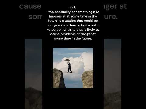 risk -meaning and pronunciation-