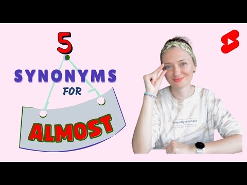 5 more original synonyms for "ALMOST"! š¤ #shorts