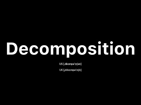How to Pronounce Decomposition: 🇺🇸 American English vs. 🇬🇧 British English
