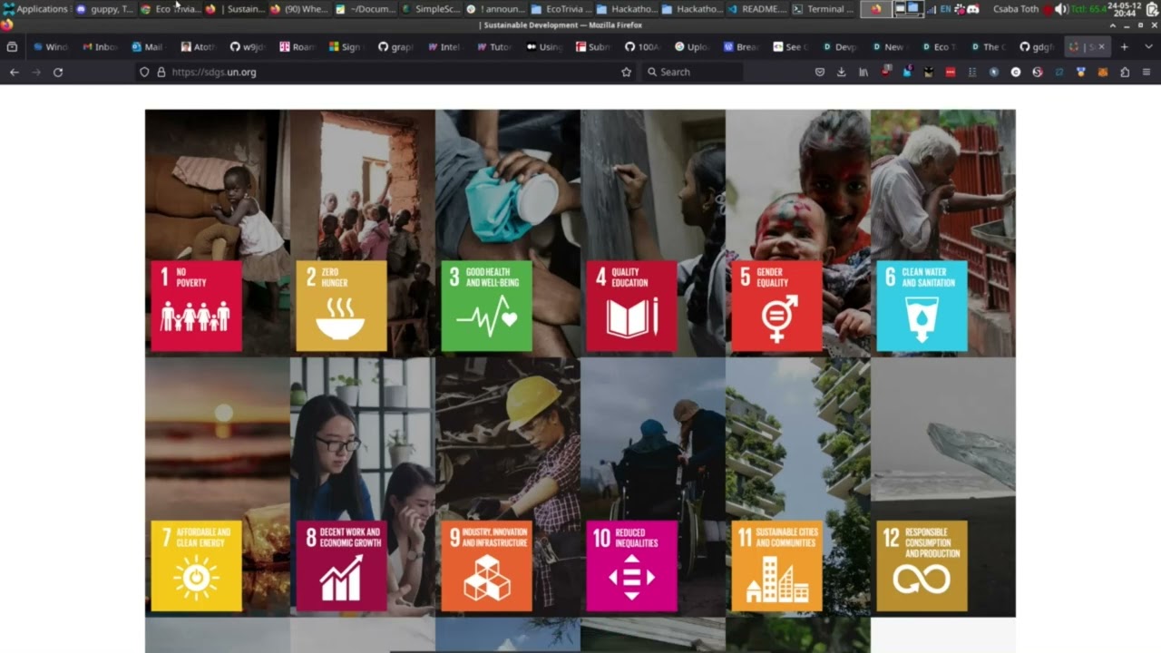 Eco Trivia app Low Code / No Code