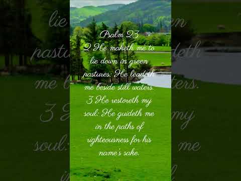 Psalm 23:1-4