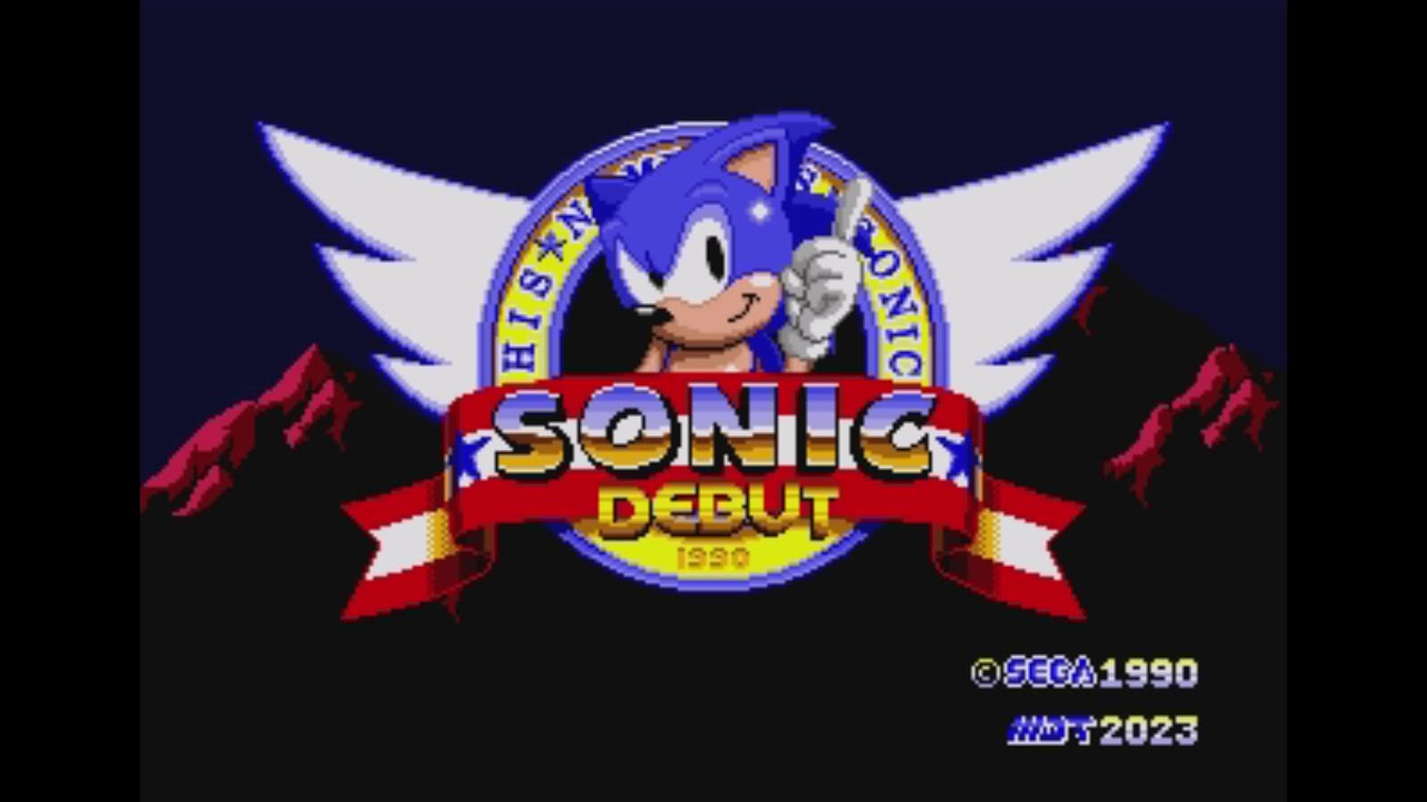 Sonic Hack Walkthrough - Sonic Debut - Final Concept - Inspired Build