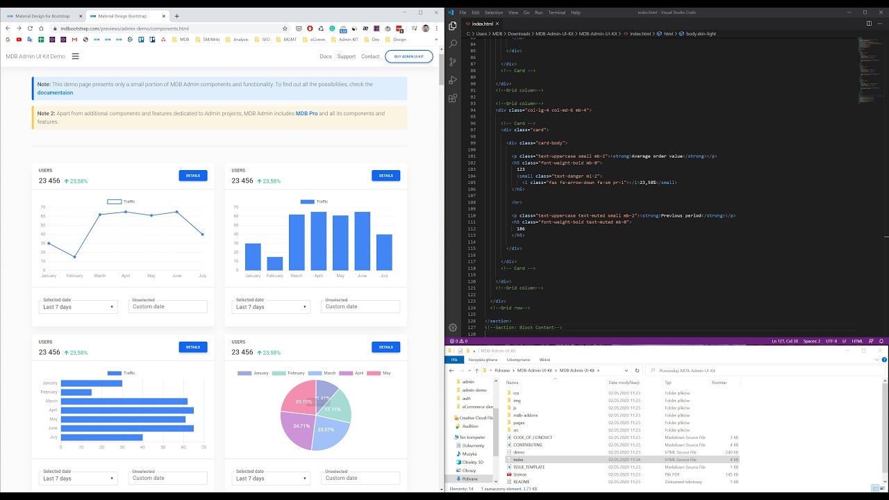 MDB Admin UI Kit - 1 min Quick Start