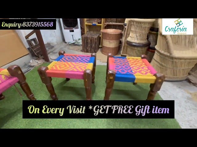 Small Khaat Charpai - Handmade Wooden Bench /Khat/Cot/ Long Bench ...