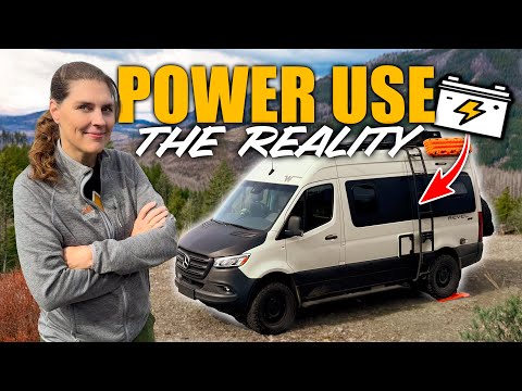 24 Hours Off-Grid Camping: Tracking Every Watt in an Adventure Van