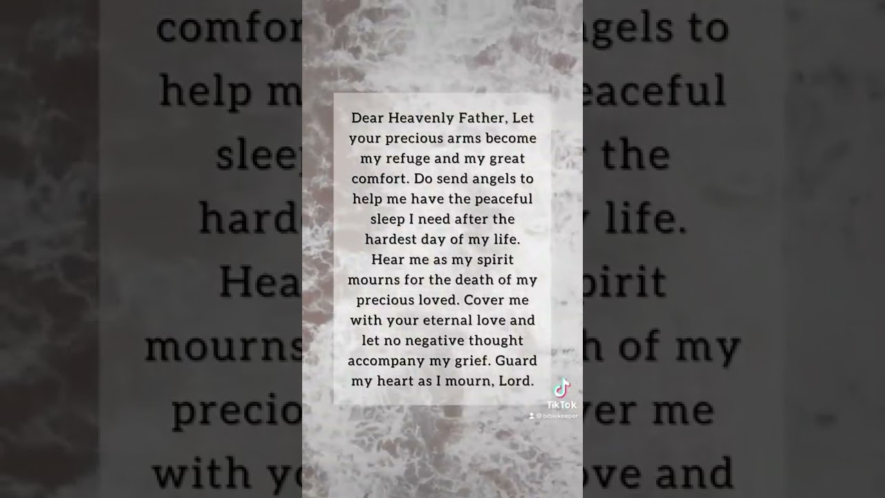 Prayers For Grief And Sorrow After Losing A Loved One