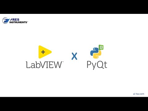 [AI-技術推廣 T00047] Synchronizing LabVIEW with Python (PyQt) for ...