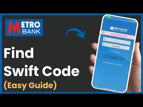 How to find the SWIFT code of Metro Bank
