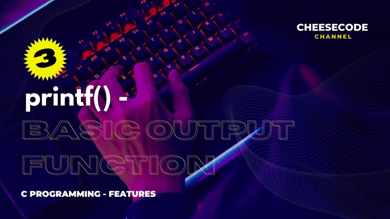 Basic Output Function – printf() n c programming in c
