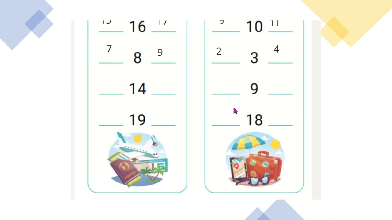 REVIEW for Summative TEST Kinder