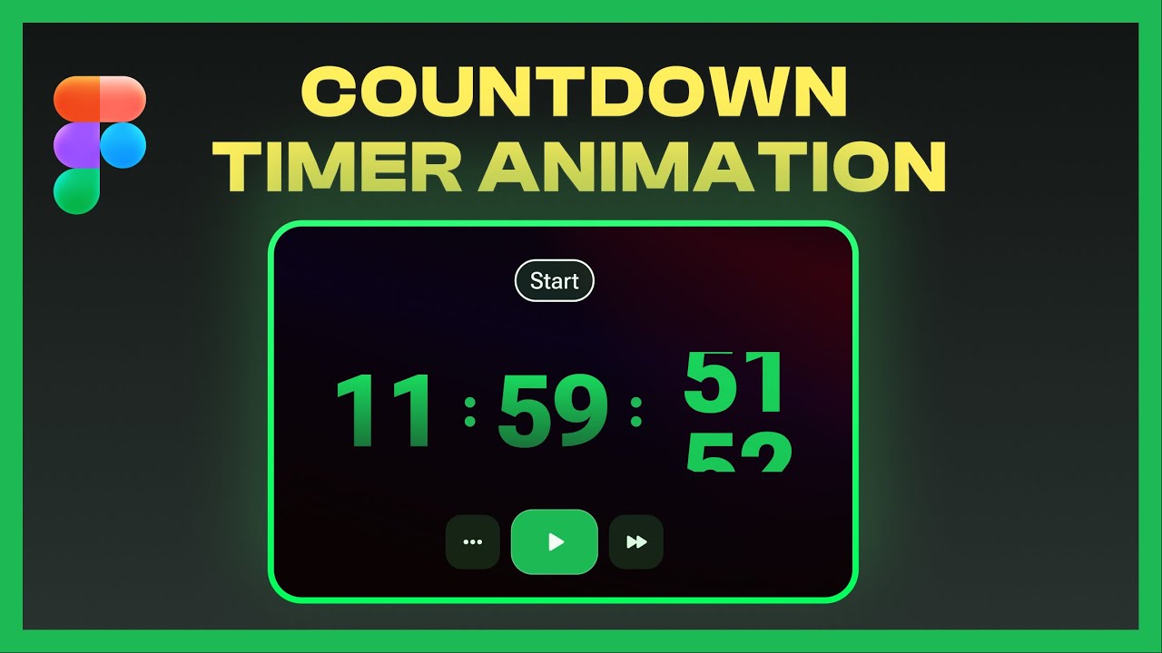 Creating a Countdown Timer Animation in Figma Using Interactive Components | Part 3 #Config2022