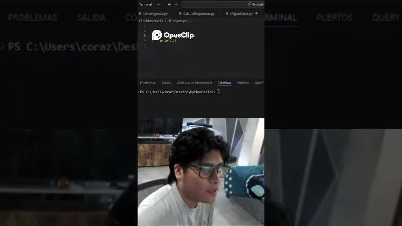 Bucles en Python en HD #programing #programacion #python