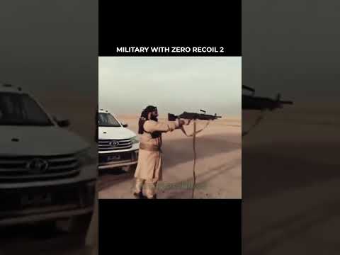 Military with zero recoil 😱