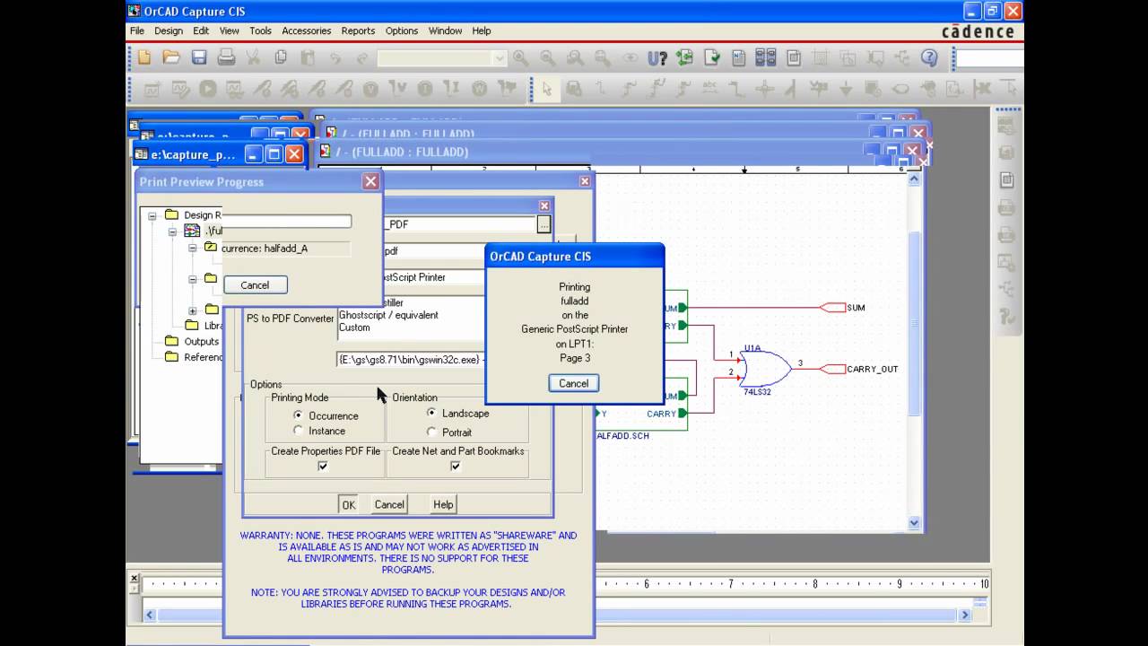 Intelligent PDF Generation | OrCAD Capture