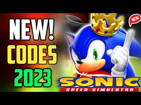 NEW* SONIC SPEED SIMULATOR NEW WORKING CODES DECEMBER 2023!