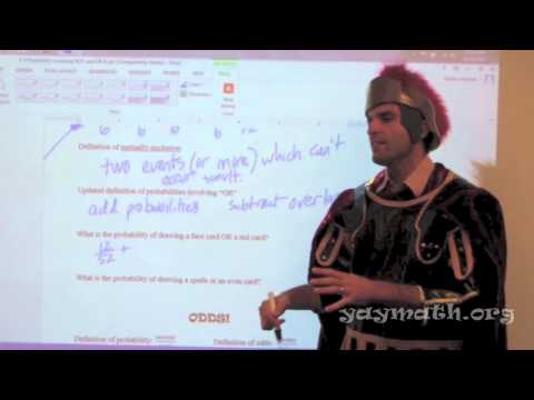 Statistics - Probability using "OR", and ODDS