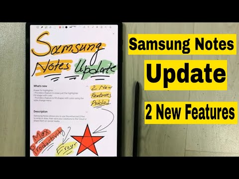 Samsung Notes Got Latest Update - 2 New Interesting Features - New Tools Added