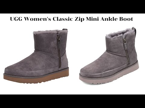 UGG Women's Classic Zip Mini Ankle Boot