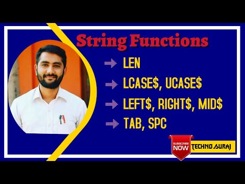 Class 10 | Computer Science| Definition of String and some string functions