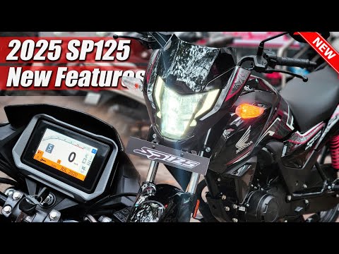 2025 Honda SP125 TFT Display Facelift, On Road Price, Mileage, New Features