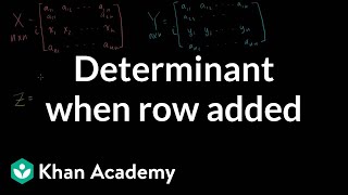 Linear Algebra: Determinant after row operations | Safe Videos for Kids