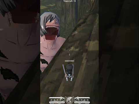 I played the best attack on titan fan games ever?!? #anime #aot #gaming
