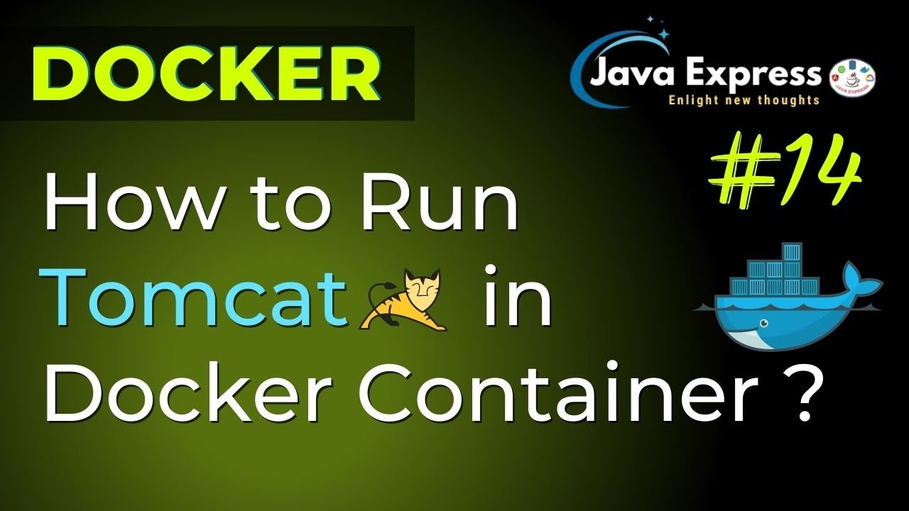 How to run tomcat in Docker container | Docker File  @JavaExpress