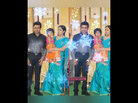Saravanan Sivakumar (surya)with his beautiful wife Jyothika &his daughter #shortsviral#dogefashion