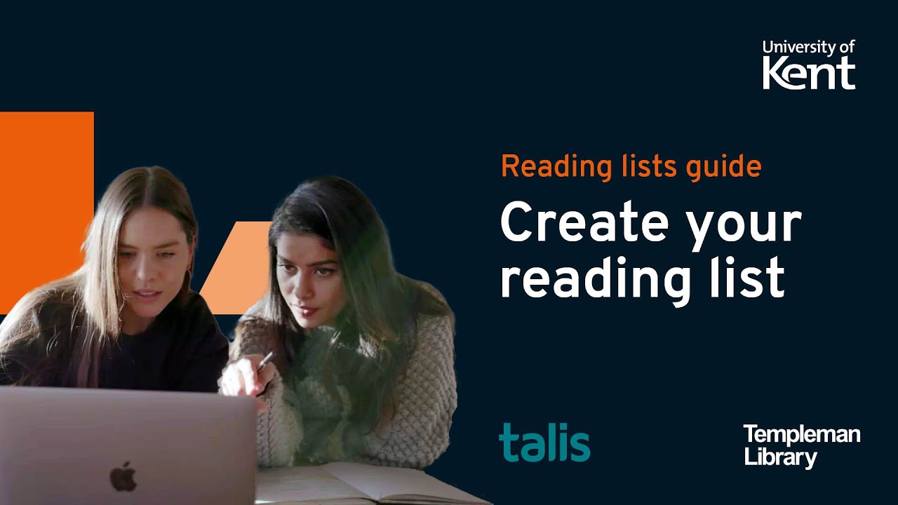 Creating your reading list