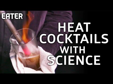 Using A Red Hot Poker To Heat Your Cocktails