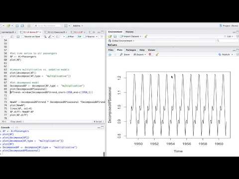 Introduction To Time Series In R: The Decompose Function