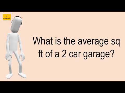 What Is The Average Sq Ft Of A 2 Car Garage?