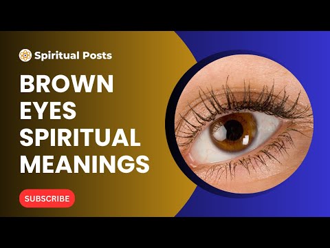 Spiritual Meaning of Brown Eyes | Symbolism, Myths, and Facts Explained! #eyecolor