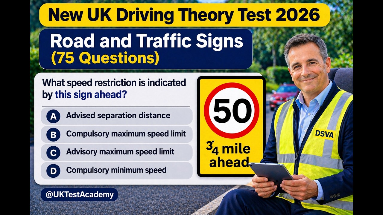 Driving Theory Test 2026 UK | DVSA Theory Test UPDATED Questions! | PASS FIRST TIME  | Mock 11
