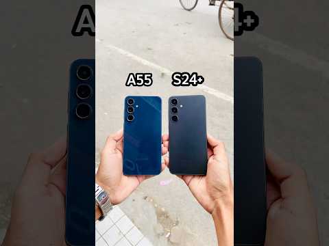 Samsung Galaxy A55 Vs Samsung Galaxy S24+ || Camera Zoom Test! #shorts