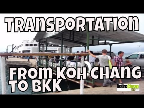 Getting from Koh Chang to Pattaya or Suvarnabhumi Bangkok Airport Efficiently and Affordably
