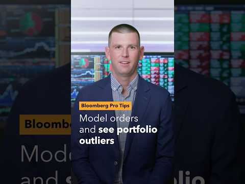 Bloomberg Pro Tips: Model orders and see portfolio outliers on the Terminal