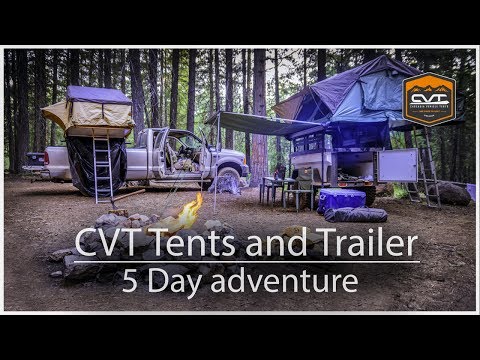 CVT Cascadia Vehicle Roof Top Tents and Trailer 5 Day adventure ...