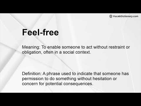 Feel-free Meaning