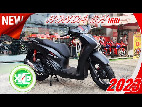 XE & XE | Review xe Honda SH 160i 2023 - Phiên bản đặc biệt | Đen nhám | Đen chữ đỏ